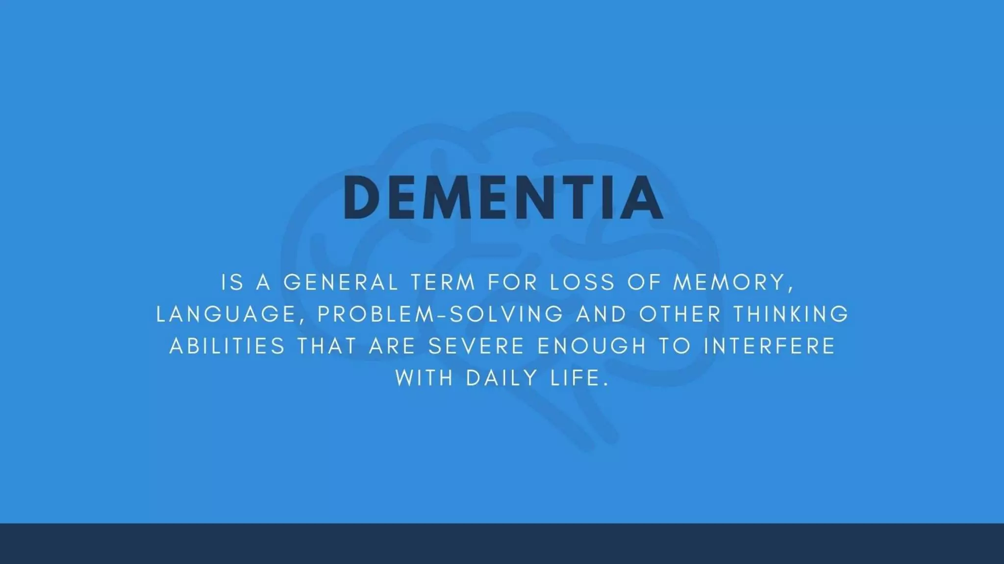 Memory loss Dementia | PPTX
