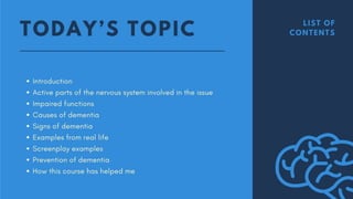 Memory loss Dementia | PPTX