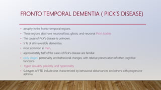 Dementia | PPTX