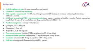 Dementia (Alzheimer & vasular dementia). | PPTX