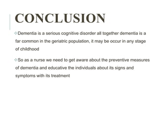 care of patients suffering fromDementia .pptx