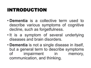 Dementia | PPTX