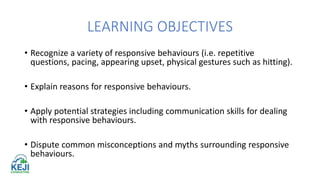 How to Deal with Dementia and Responsive Behaviors | PPTX