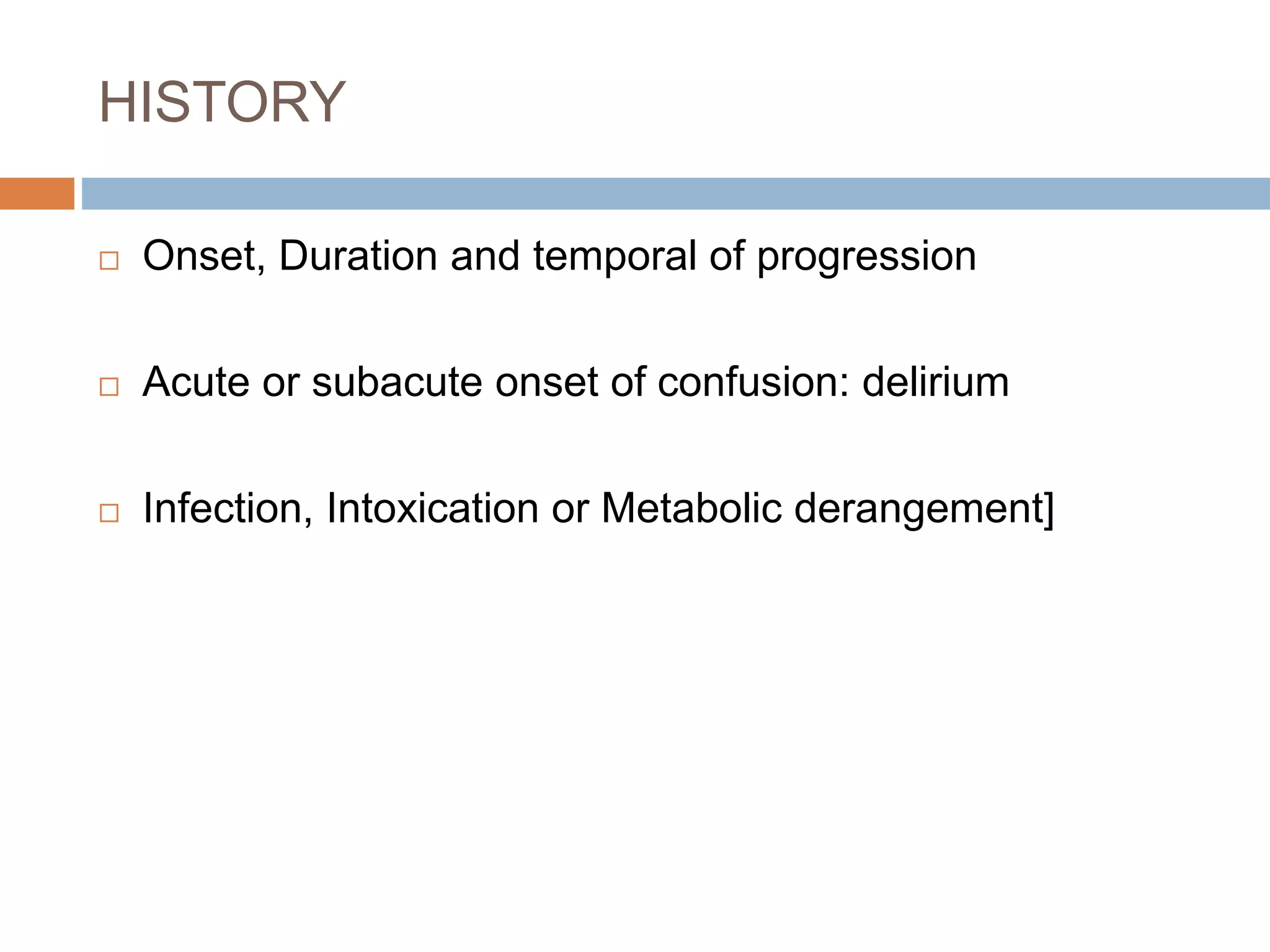 Approach to Dementia | PPT
