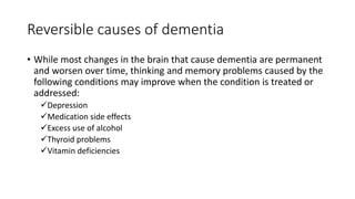 Dementia care | PPTX