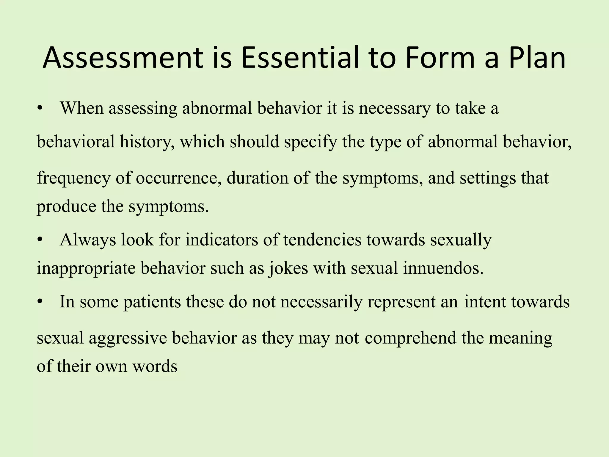 Dementia dealing with sexually inappropriate behavior | PPTX