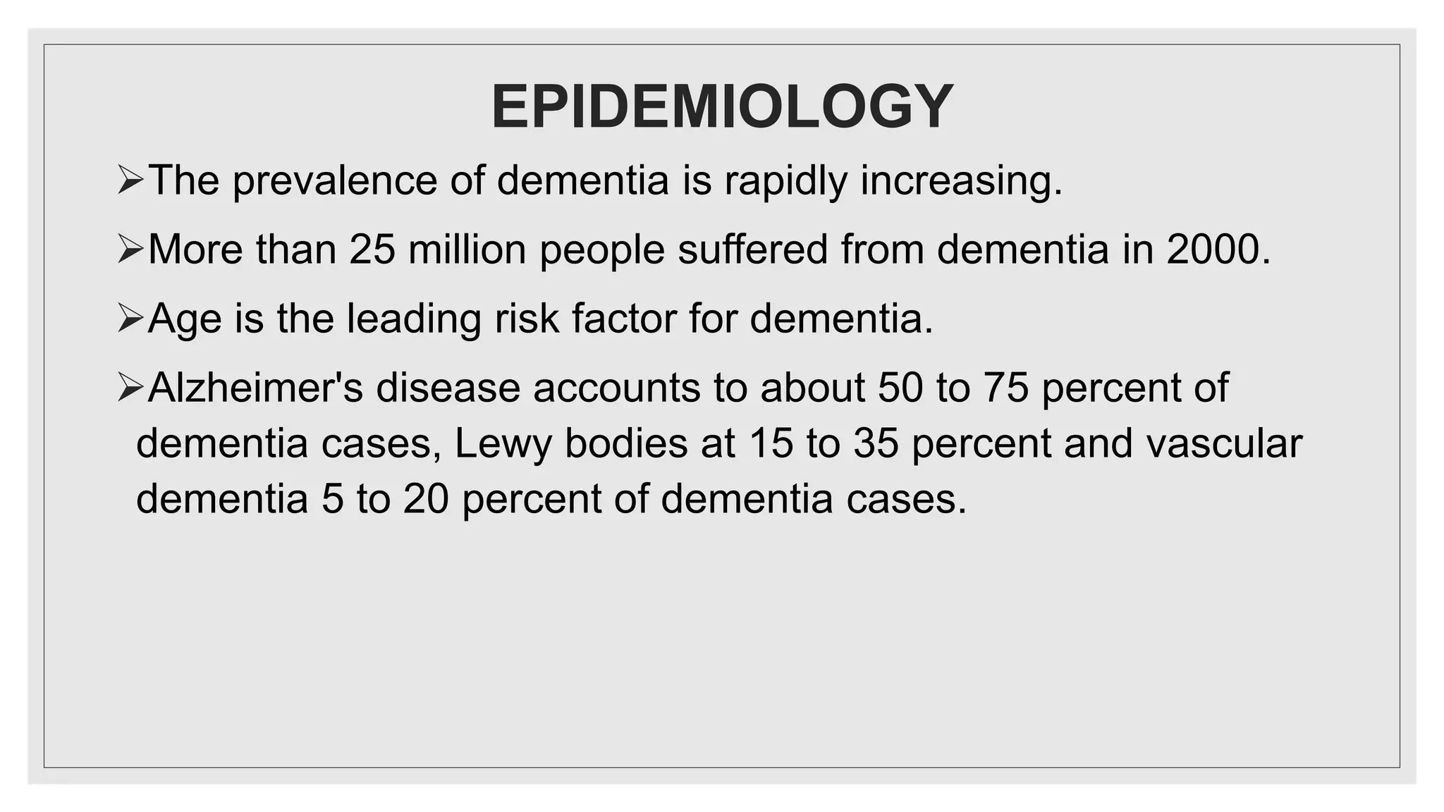 Dementia ppt. | PPTX