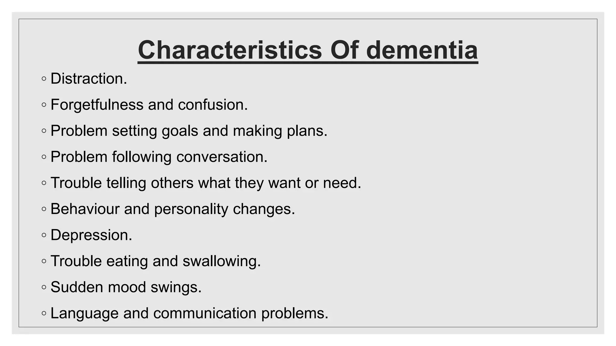 Dementia ppt. | PPTX