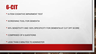 Dementia presentation 2015 | PPT