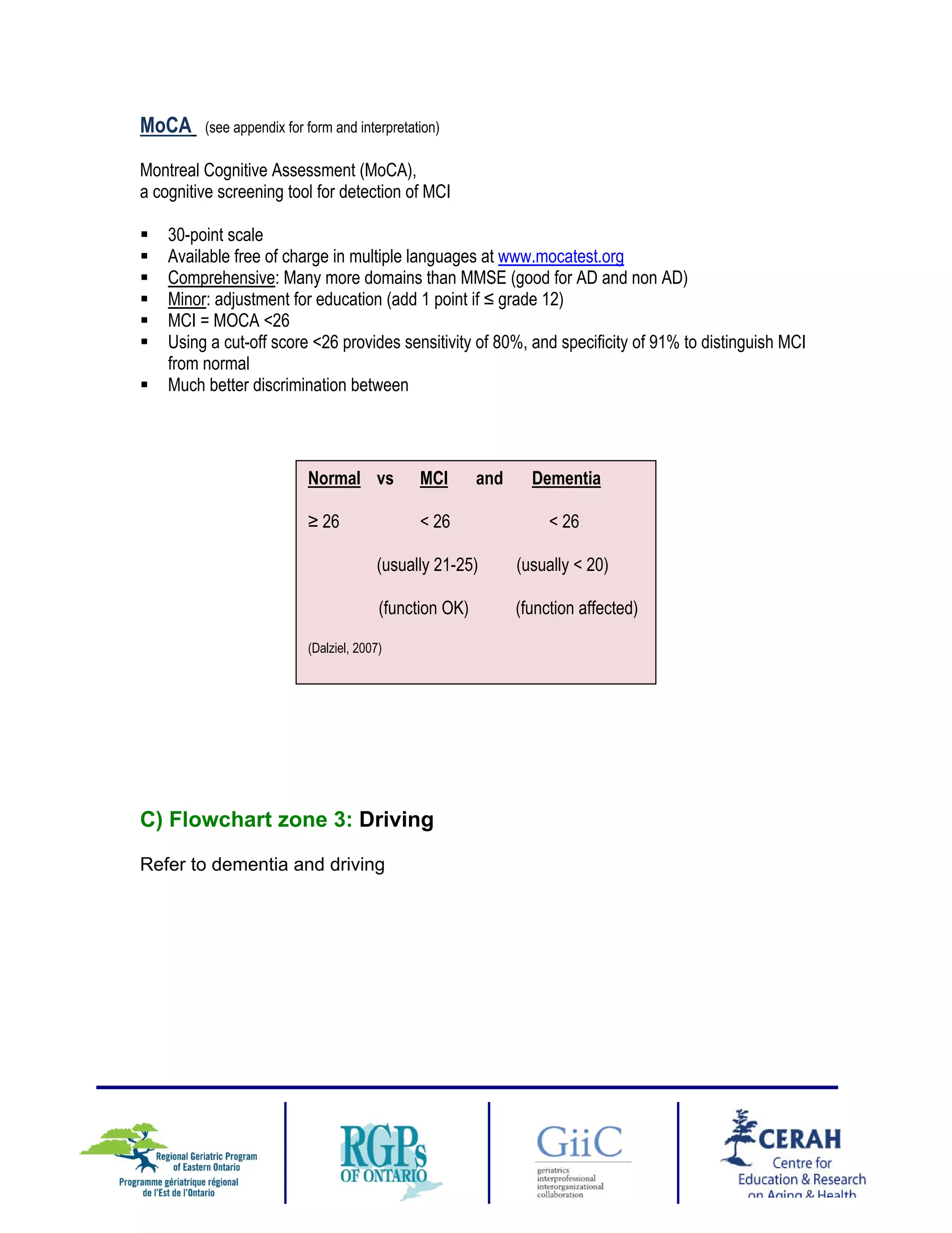 Dementia screening and Assessment | PDF