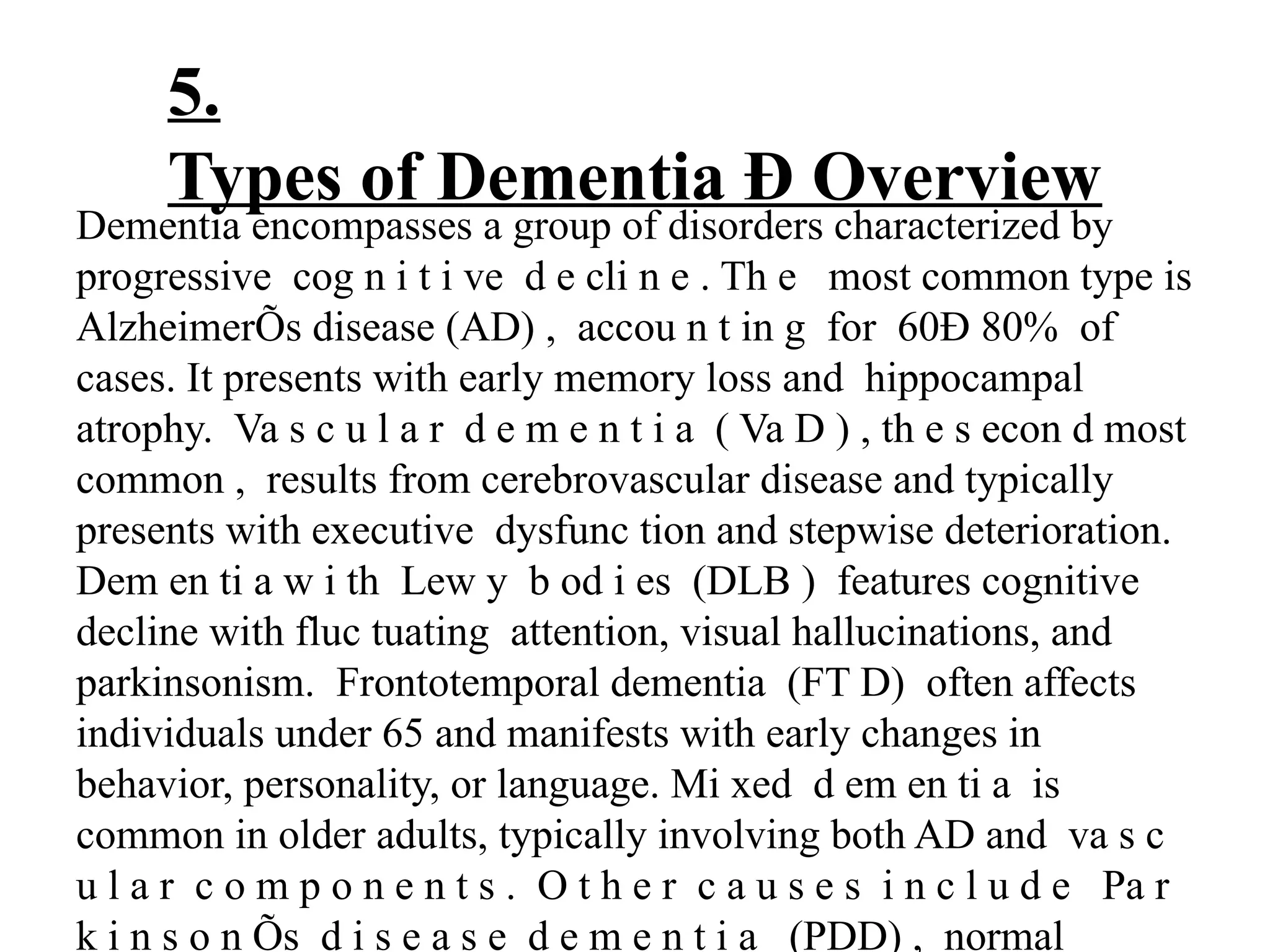 Dementia topic dermatology medicine mbbs | PPTX