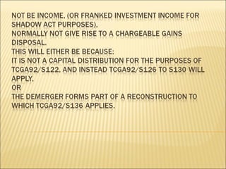Demerger | PPT