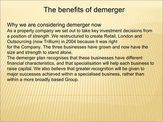 Demerger | PPT