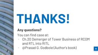 DEMERGER OF TOWER BUSINESS OF RCOM AND RTL INTO RITL | PPT