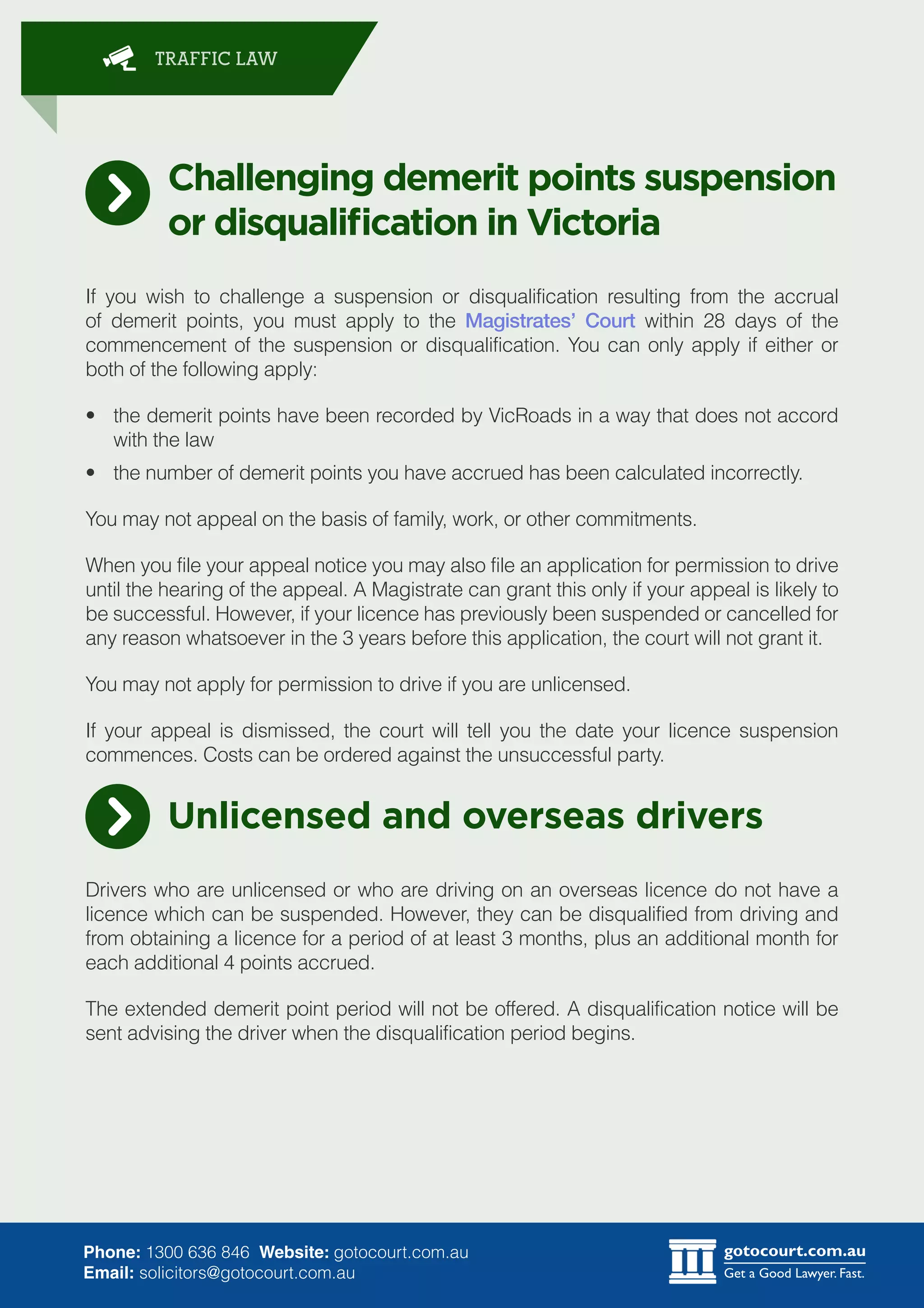 Demerit Points in Victoria | PDF