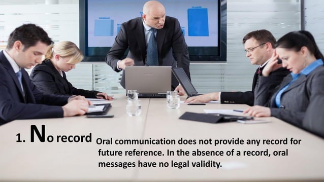 Disadvantages of Verbal communication | PPT