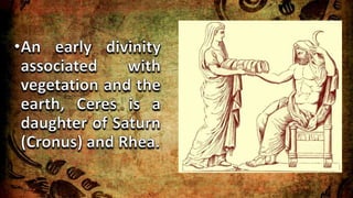 Two Great Gods of Earth: Demeter & Dionysus | PPTX