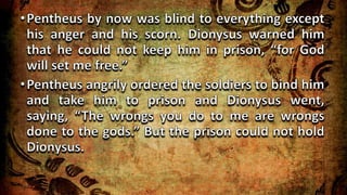 Two Great Gods of Earth: Demeter & Dionysus | PPTX