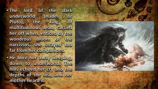 Two Great Gods of Earth: Demeter & Dionysus | PPTX