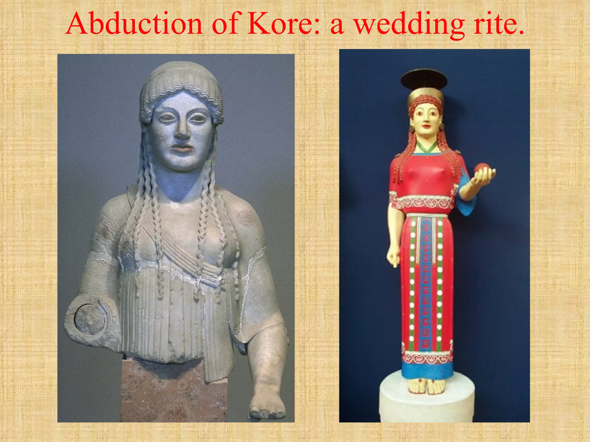 Demeter And Persephone (Kore) | PPT