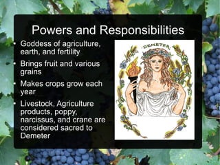 Demeter | PPT | Agriculture | Industries