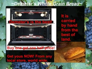 Demeter | PPT | Agriculture | Industries