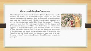 Demeter and Persephone by Farid Talebi. | PPTX