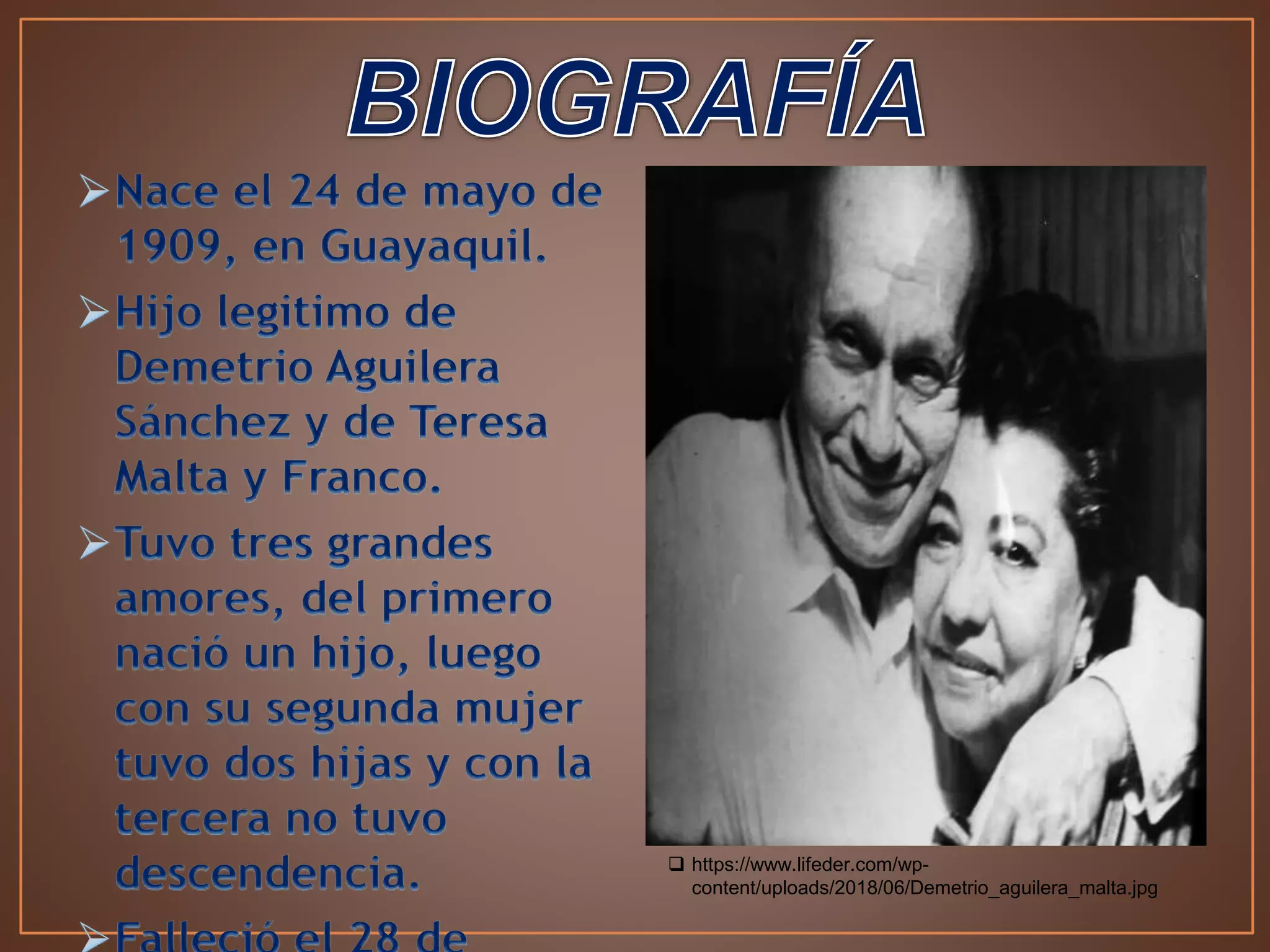 Demetrio Aguilera Malta | PPT