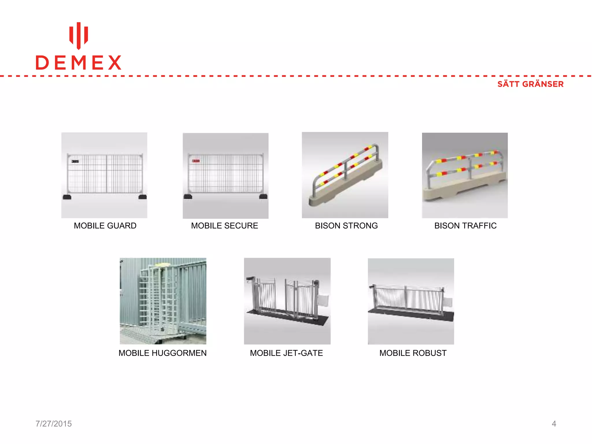Demex Product Names | PPSX