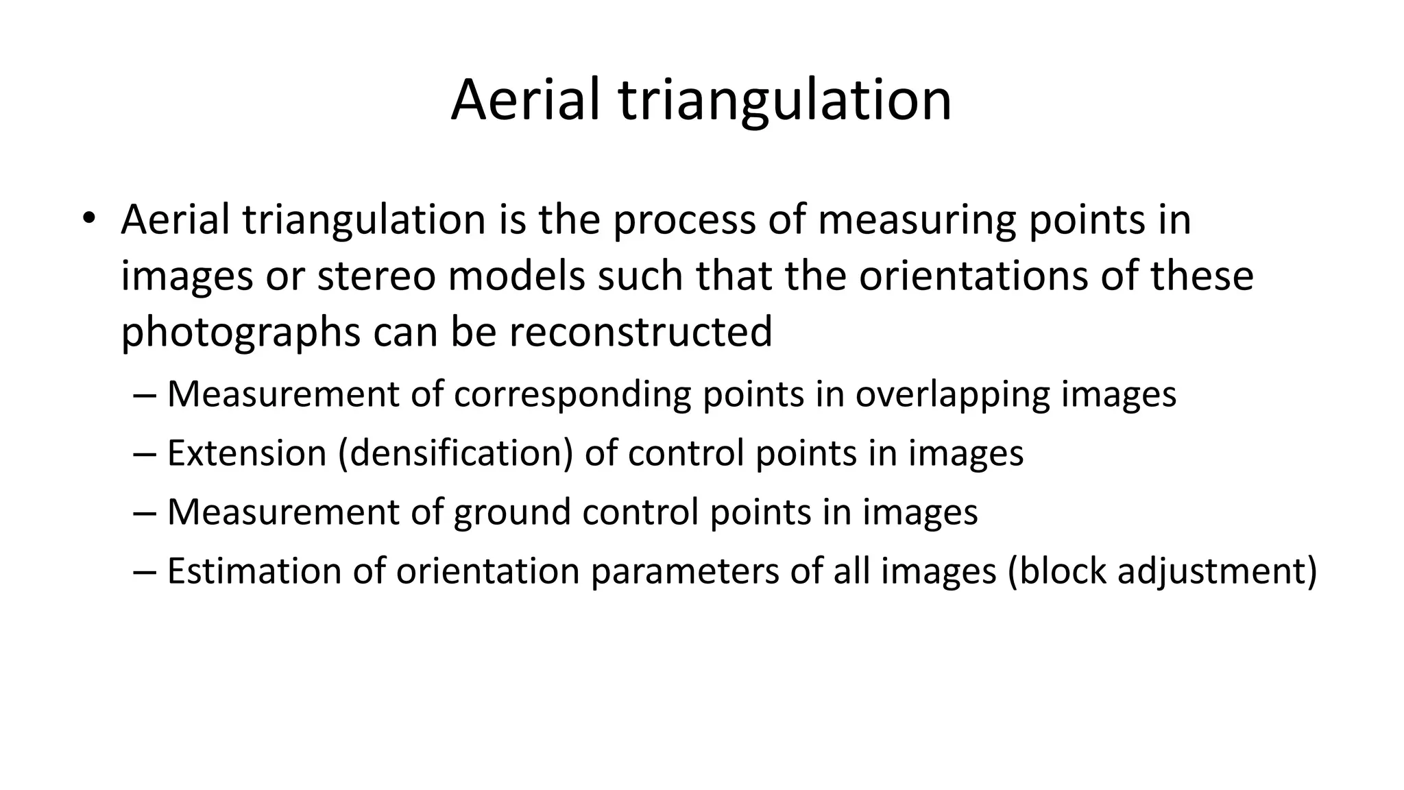 DEM generation, Image Matching in Aerial Photogrammetry.pptx