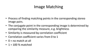 DEM generation, Image Matching in Aerial Photogrammetry.pptx