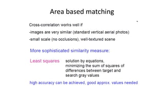 DEM generation, Image Matching in Aerial Photogrammetry.pptx