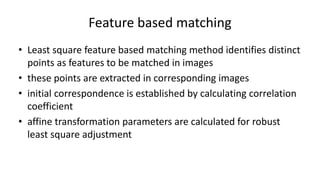DEM generation, Image Matching in Aerial Photogrammetry.pptx