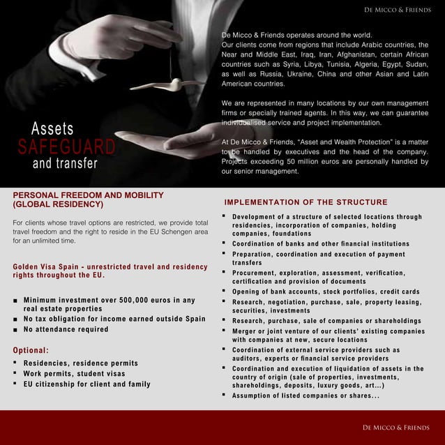 Wealth and Asset protection and wealth relocation | PDF