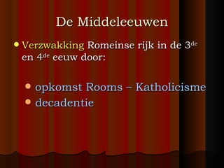 De Middeleeuwen | PPT