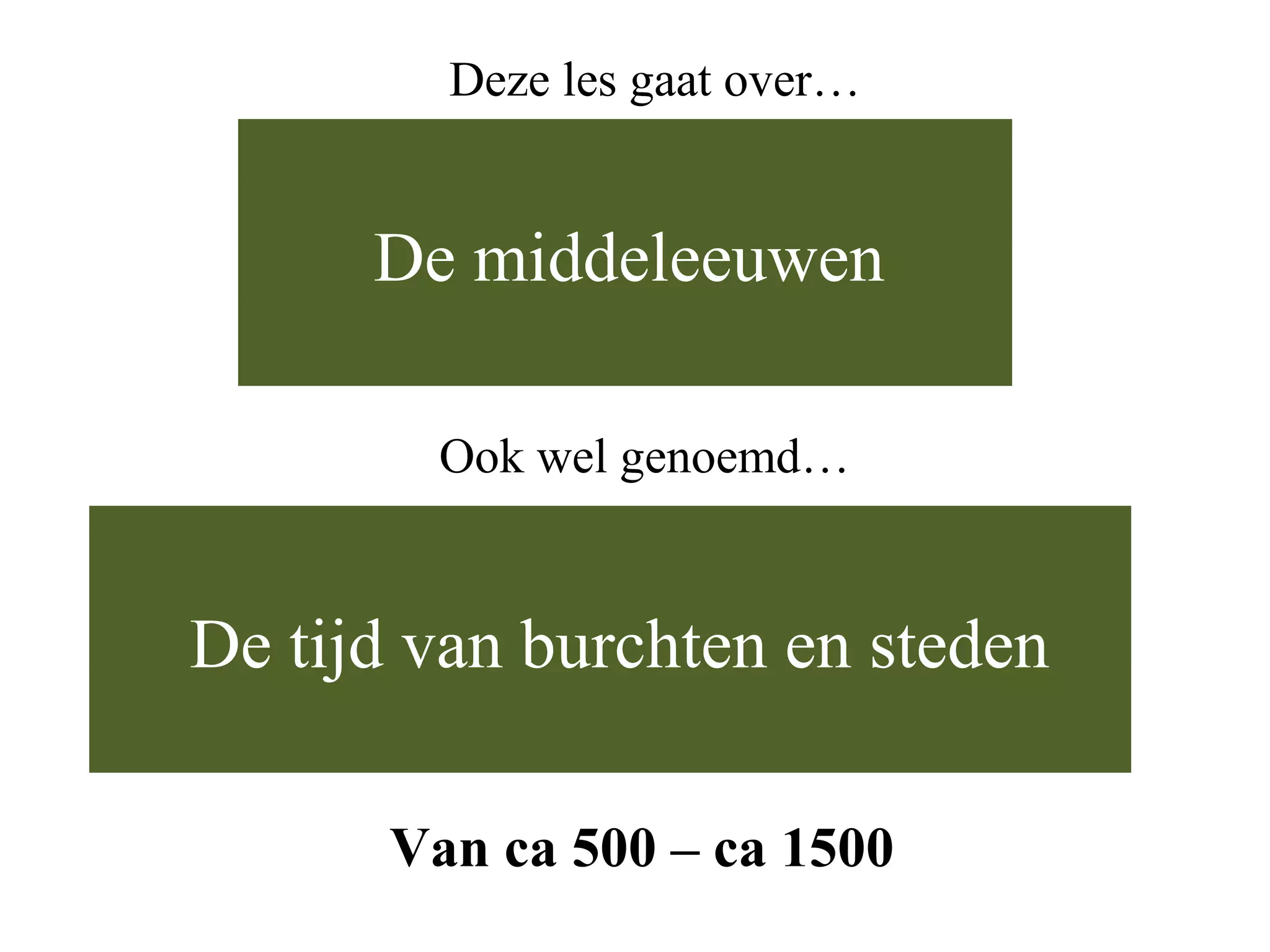 De middeleeuwen 500 1500 deel 2 | PPT