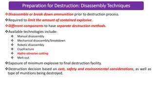 Demilitarization techniques | PPTX