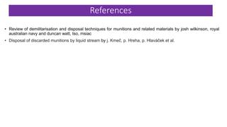 Demilitarization techniques | PPTX