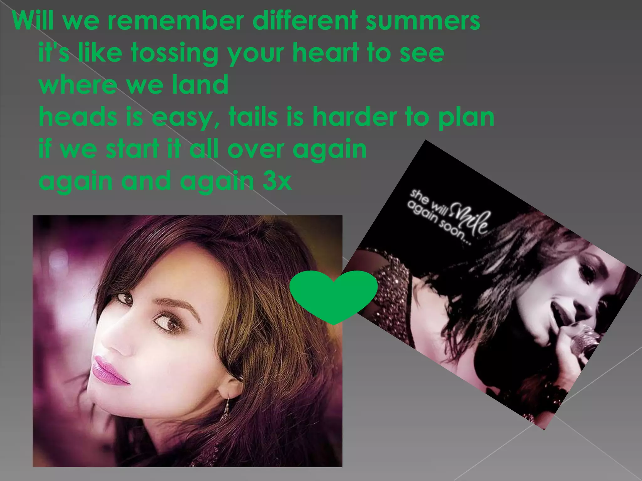 Demi Lovato different summers | PPTX