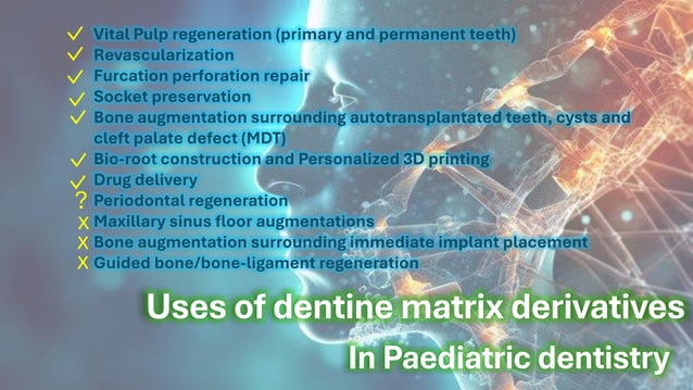 Demineralized dentine matrix uses in paediatric dentistry - final ...