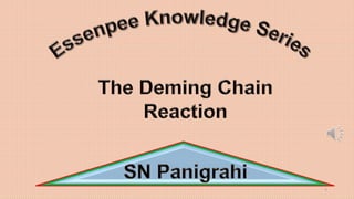 #The Deming Chain Reaction# by SN Panigrahi | PPT