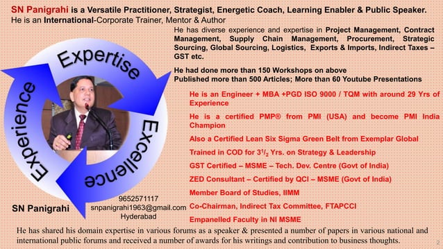 #The Deming Chain Reaction# by SN Panigrahi | PPT