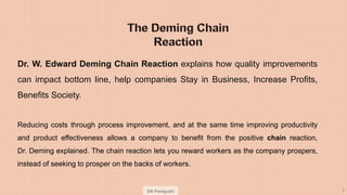 #The Deming Chain Reaction# by SN Panigrahi | PPT