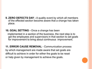 Deming, Crosby, Juran quality improvement principles. | PPTX