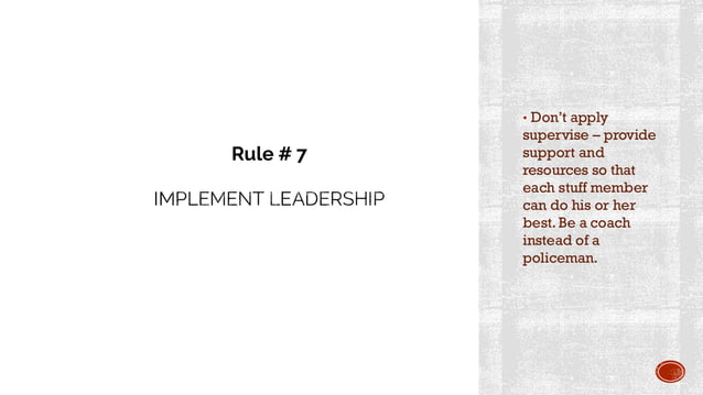 Deming Philosophy definitions and rules. | PPT