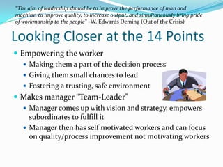 Deming presentation | PPTX