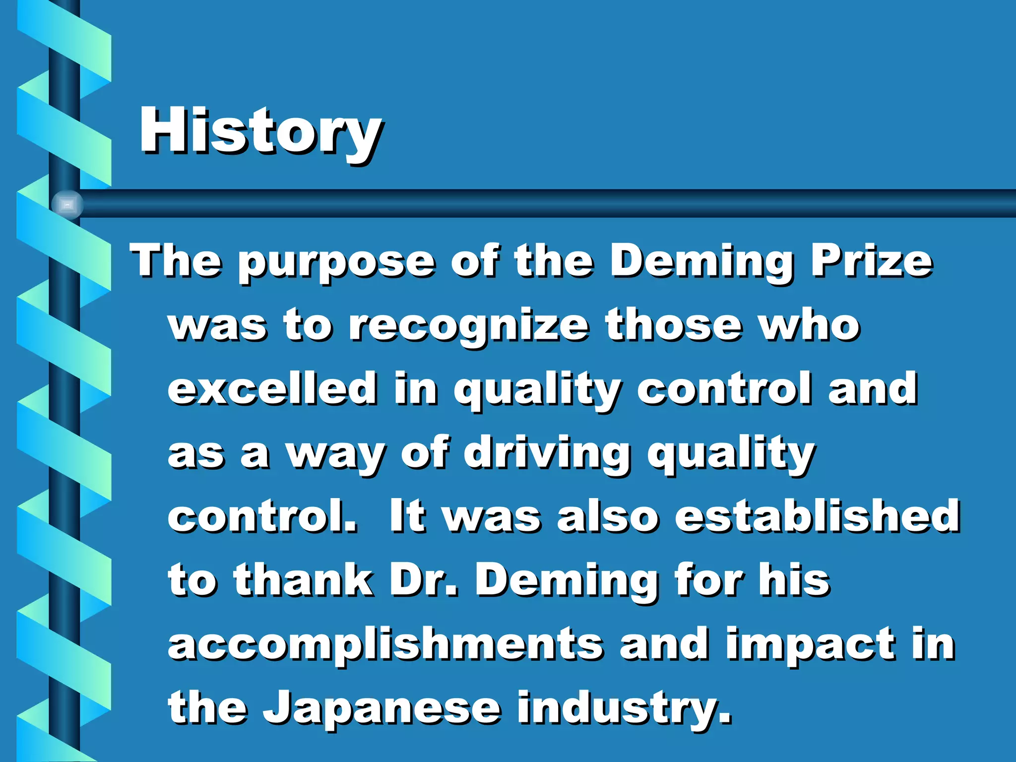 Deming Prize | PPT