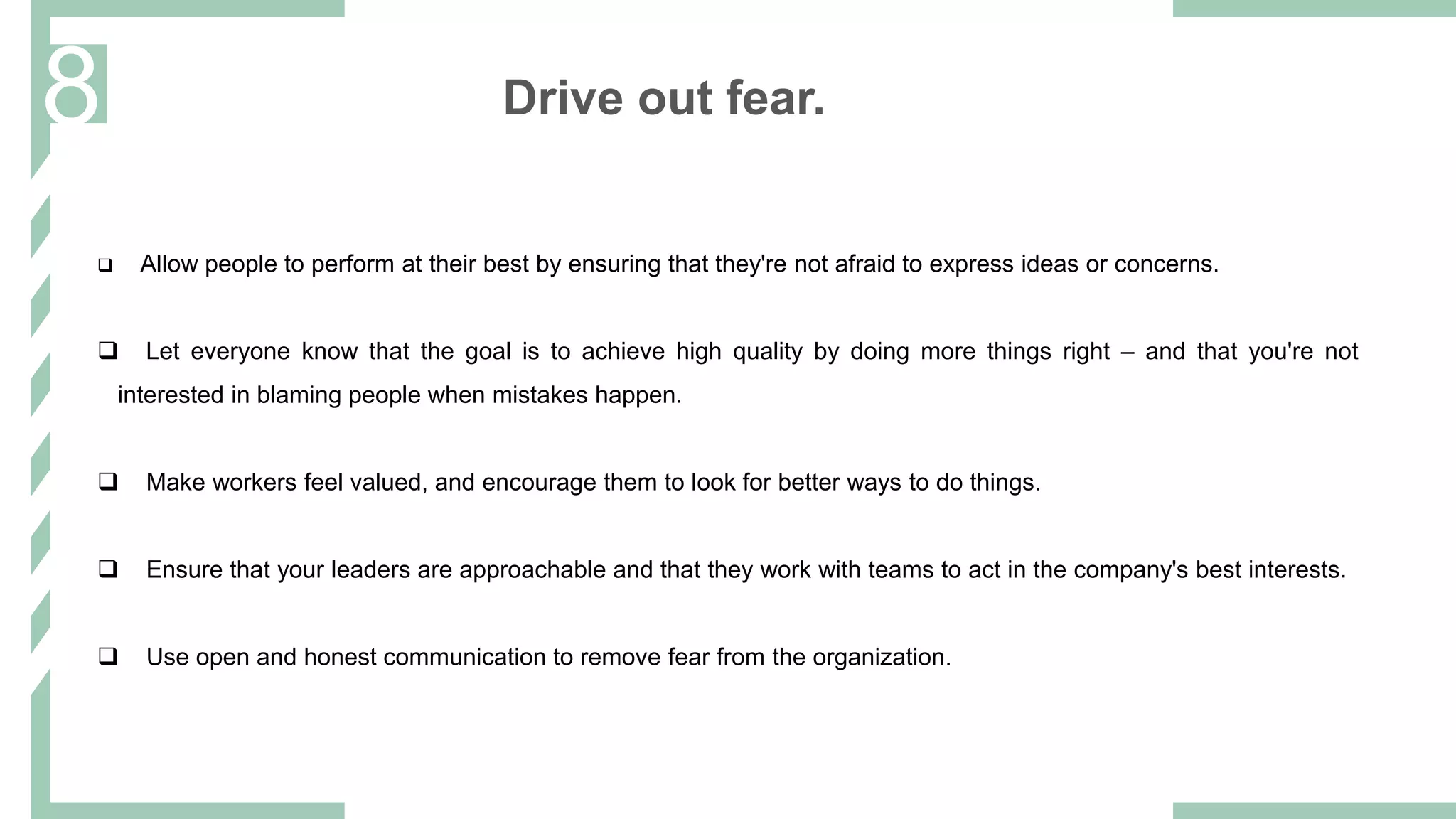 Deming's 14 points | PPT