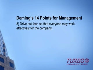Deming’s 14 Points for Management | PDF