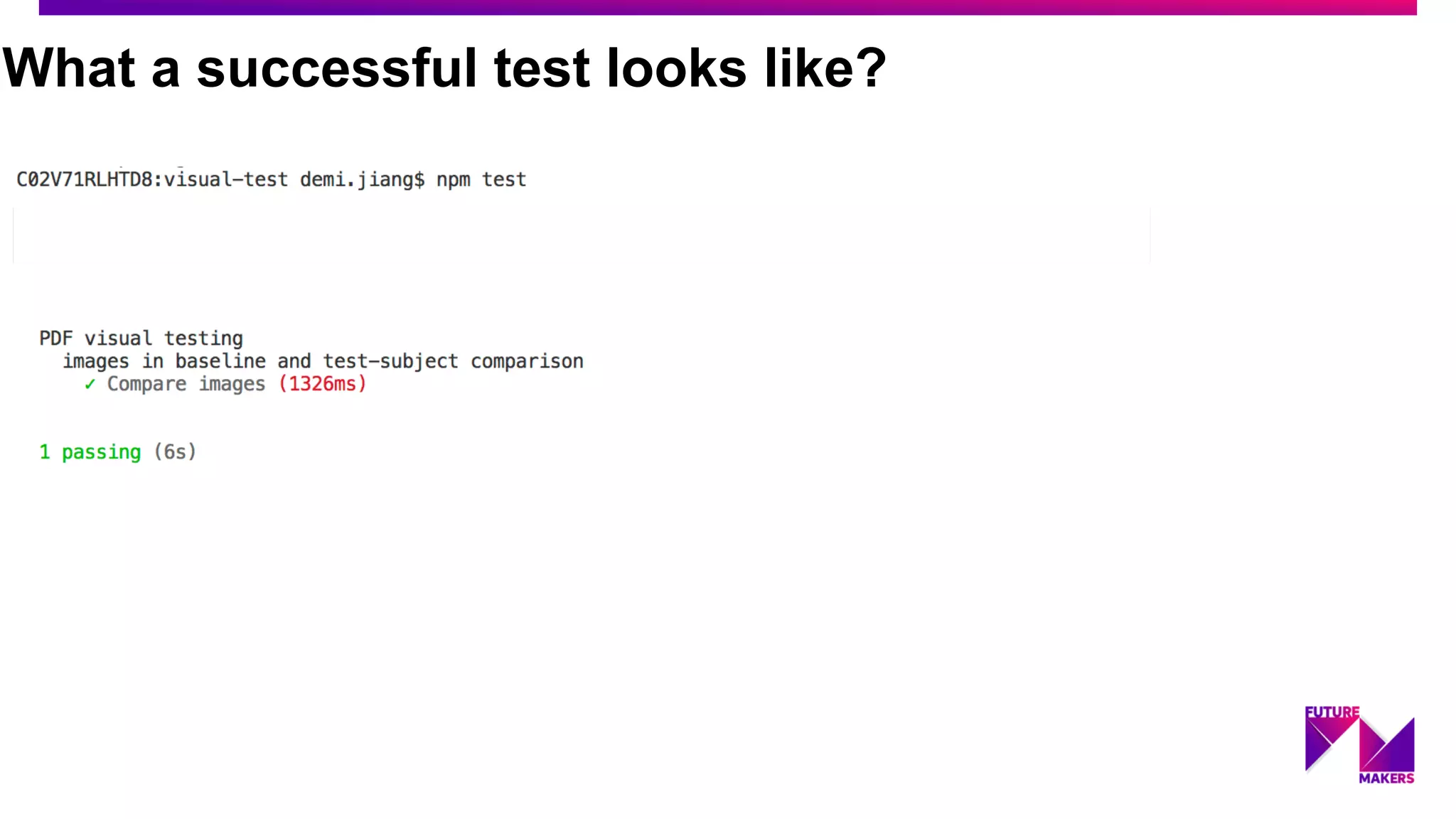 Validate Documents With Automated Visual Testing Ppt